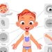 Body Parts Matching Activity for Toddlers, Human Body, Toddler Busy ...