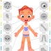 Body Parts Matching Activity for Toddlers, Human Body, Toddler Busy ...