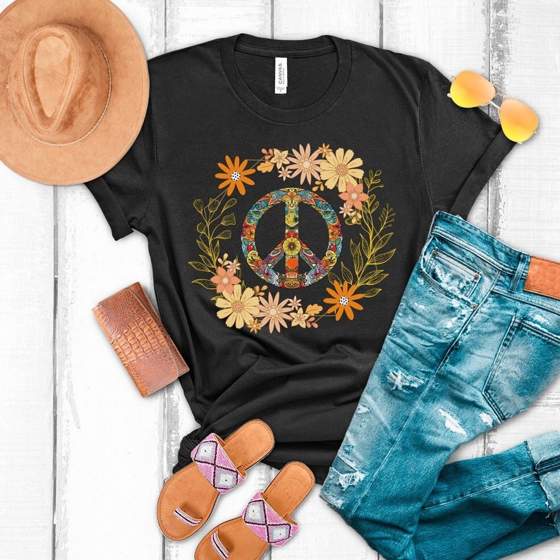 Peace Shirt, Peace T-shirt, Peace Sign Shirt, Peace Lover Gift, Peace ...