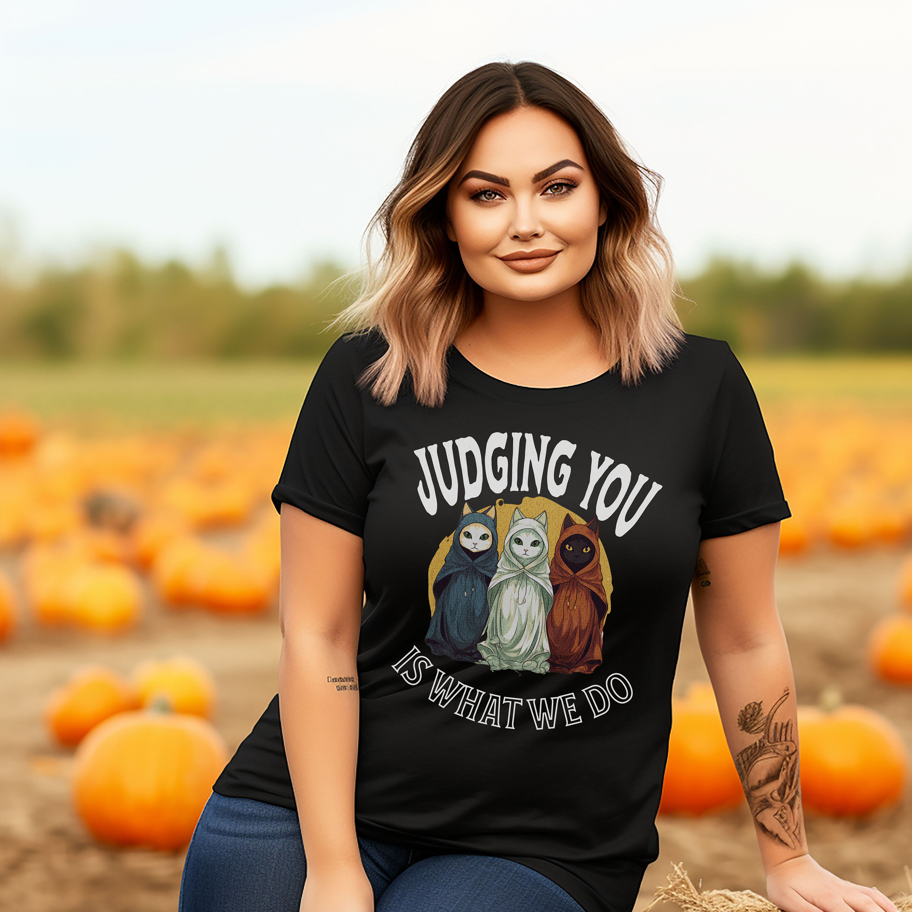 Cute Funny Judgy Cat Lover Shirt Cat Lover Gift Cat Graphic - Etsy