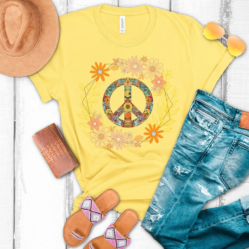 Peace Shirt, Peace T-shirt, Peace Sign Shirt, Peace Lover Gift, Peace ...
