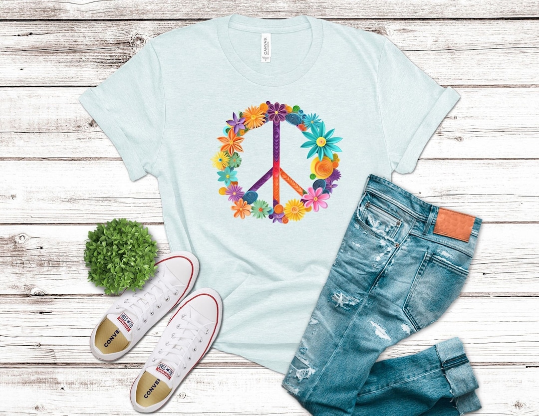 Peace Shirt, Peace T-shirt, Peace Sign Shirt, Peace Lover Gift, Peace ...