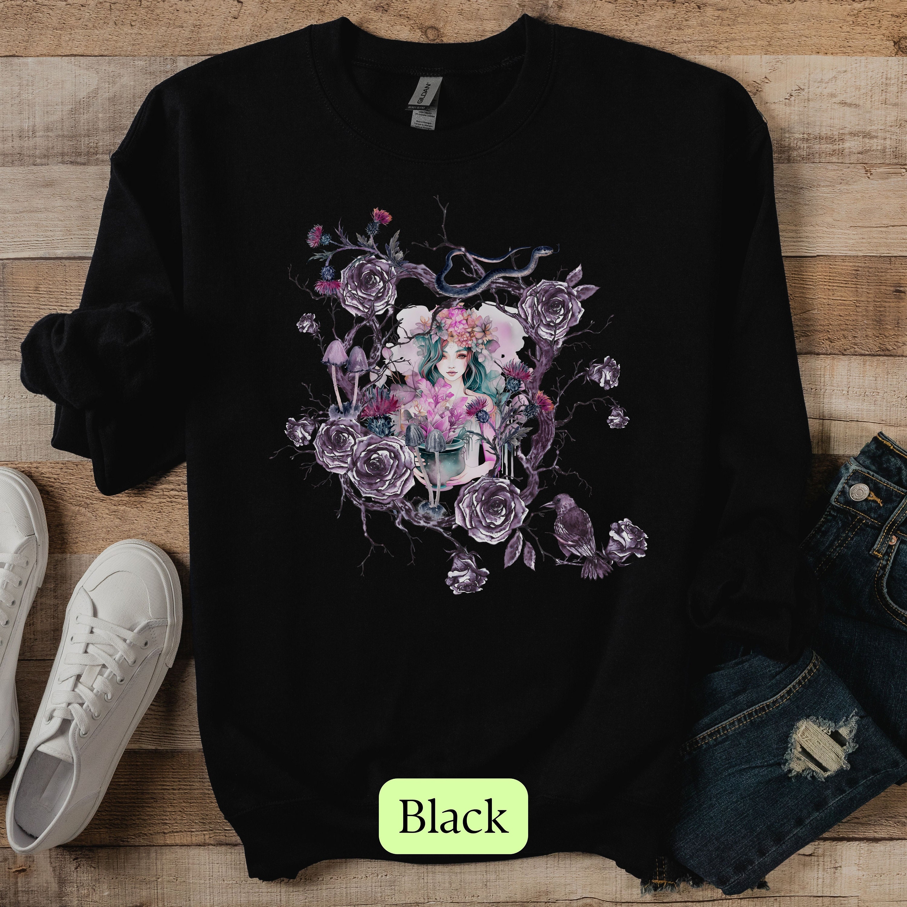 Dark Beauty Cottagecore Gothic Whimsigoth Shirt, Whimsigoth Lover Shirt ...