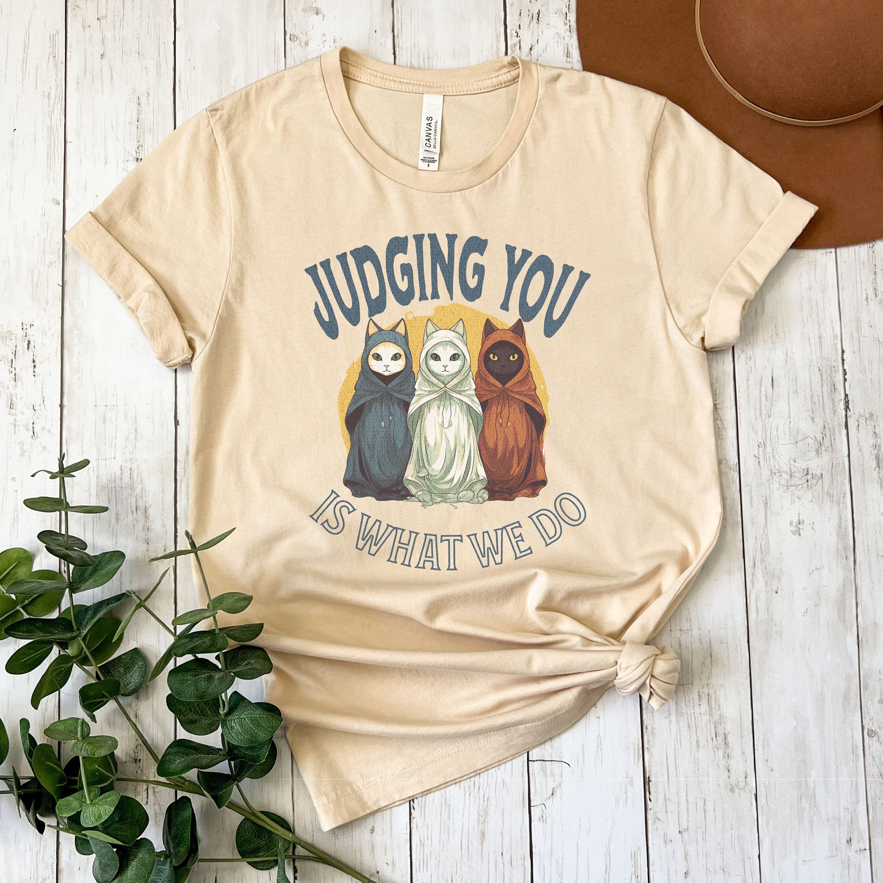 Cute Funny Judgy Cat Lover Shirt Cat Lover Gift Cat Graphic - Etsy
