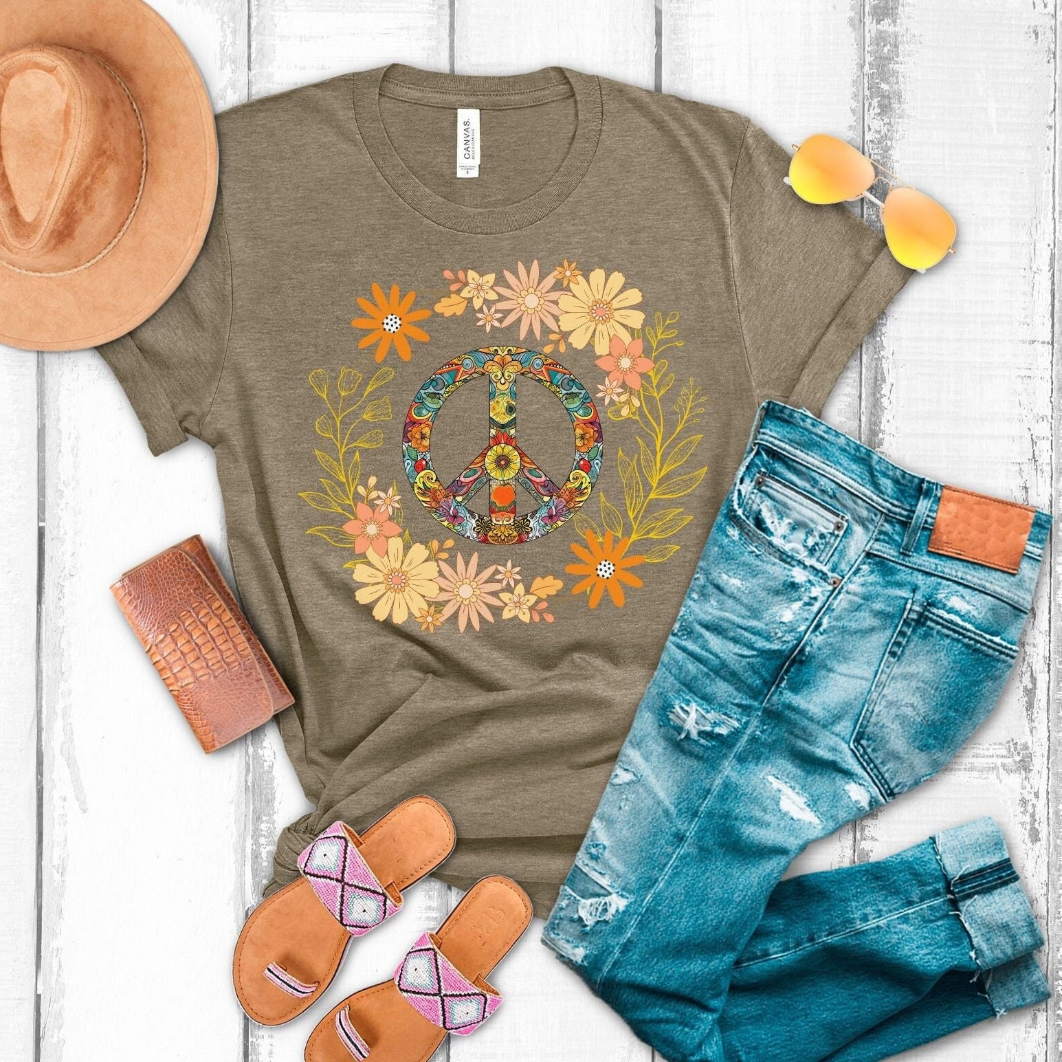 Peace Shirt, Peace T-shirt, Peace Sign Shirt, Peace Lover Gift, Peace ...