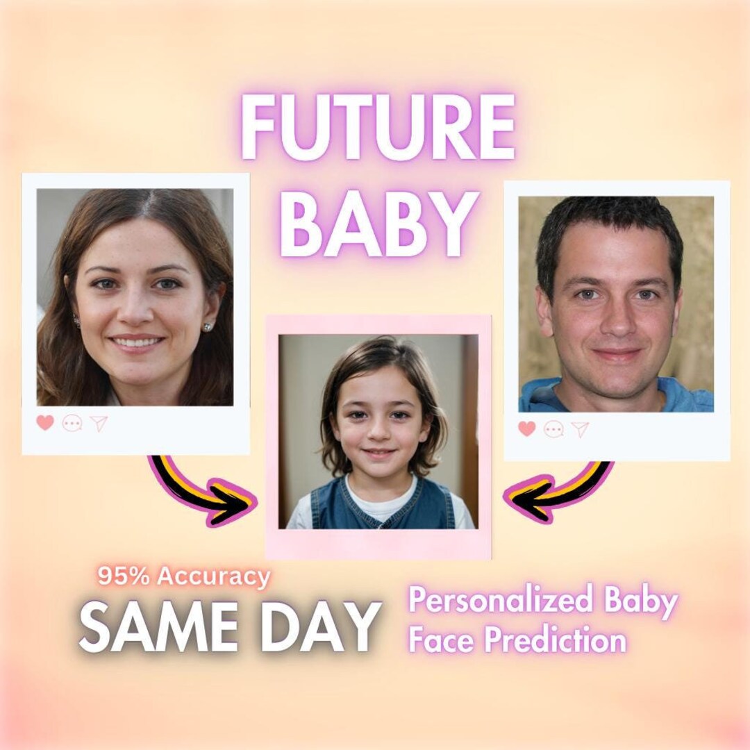 Personalized Baby Prediction Art! See Your Future Baby's Face - Etsy