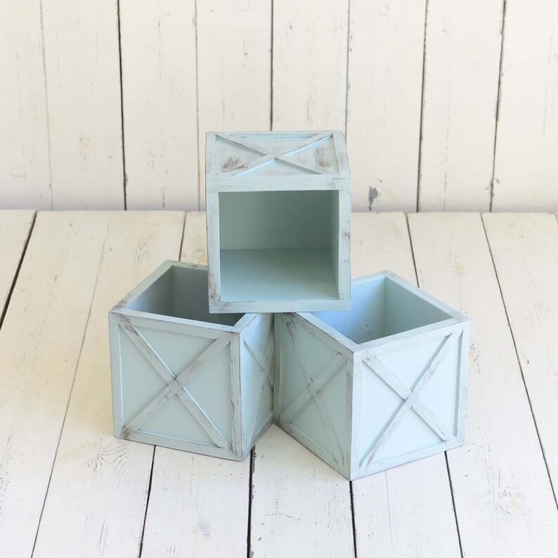 Wooden Cube for Baby Photo Shoots, Newborn Photo Shoot and Baby Room ...