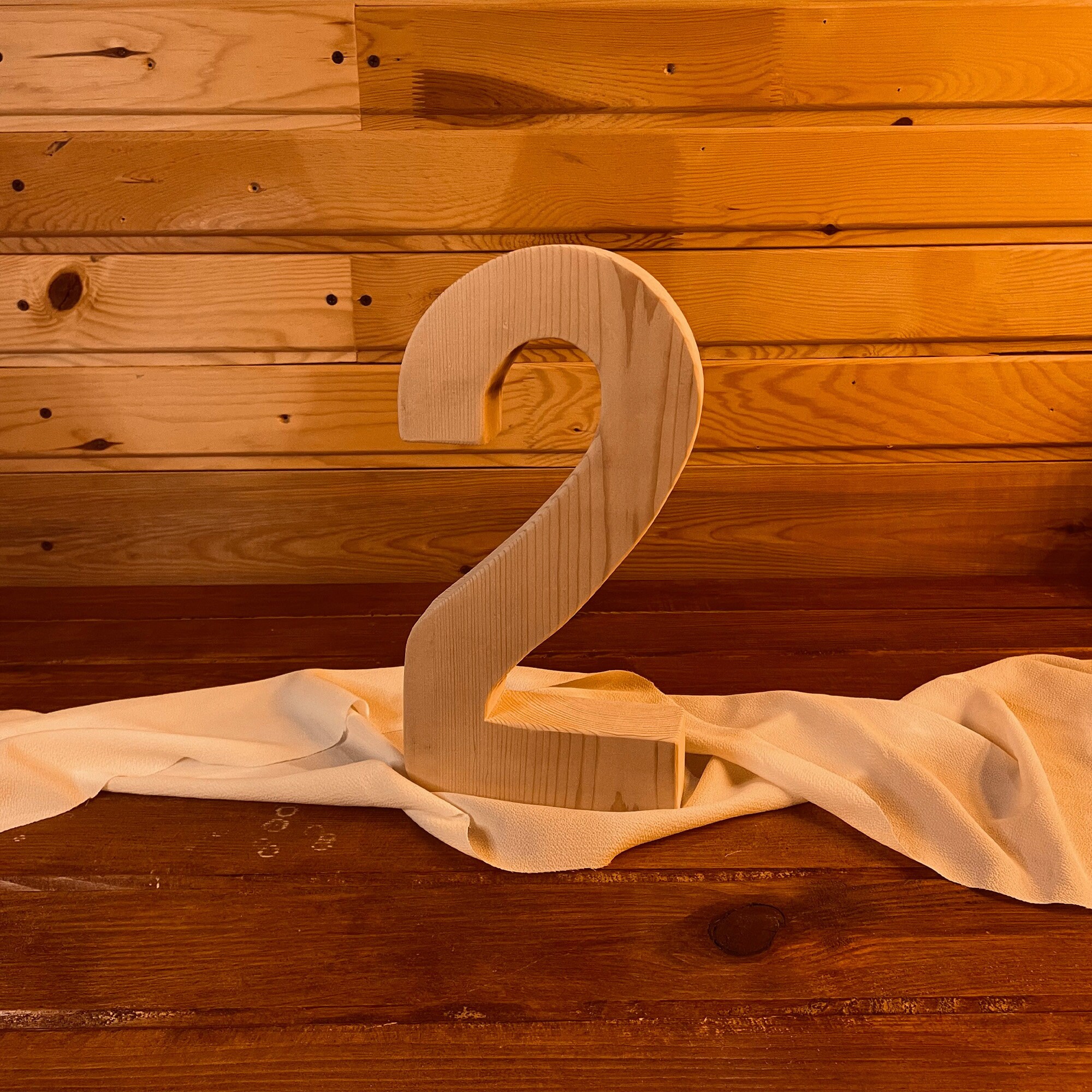 Wooden Number Prop for 2 Year Olds, Birthday Age Number, Photographer ...