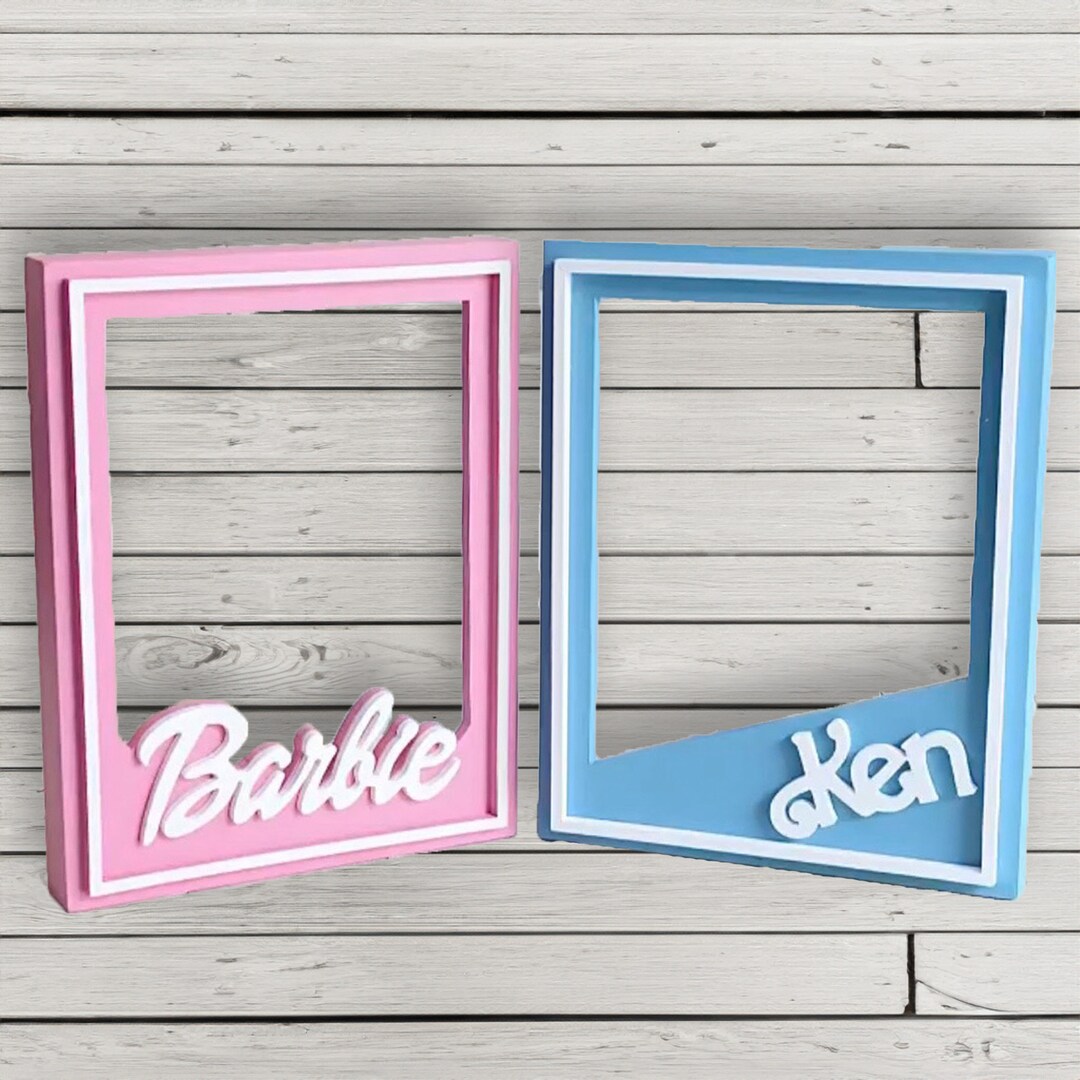 Barbie Wooden Frame Newborn Photo Props Template Editable - Etsy