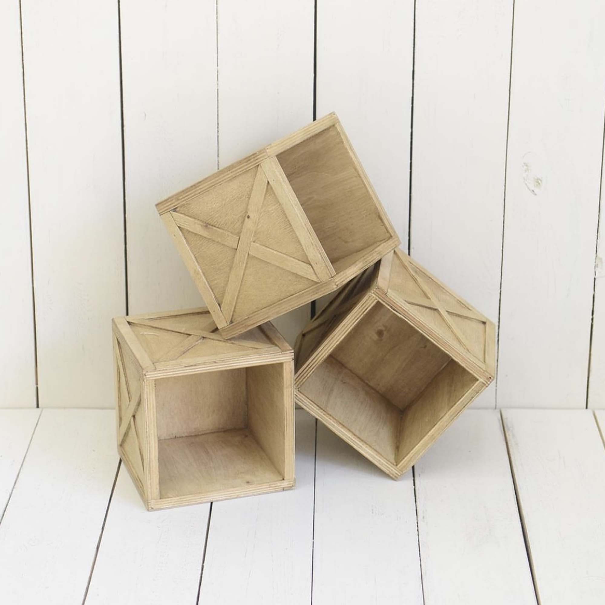 Wooden Cube for Baby Photo Shoots, Newborn Photo Shoot and Baby Room ...