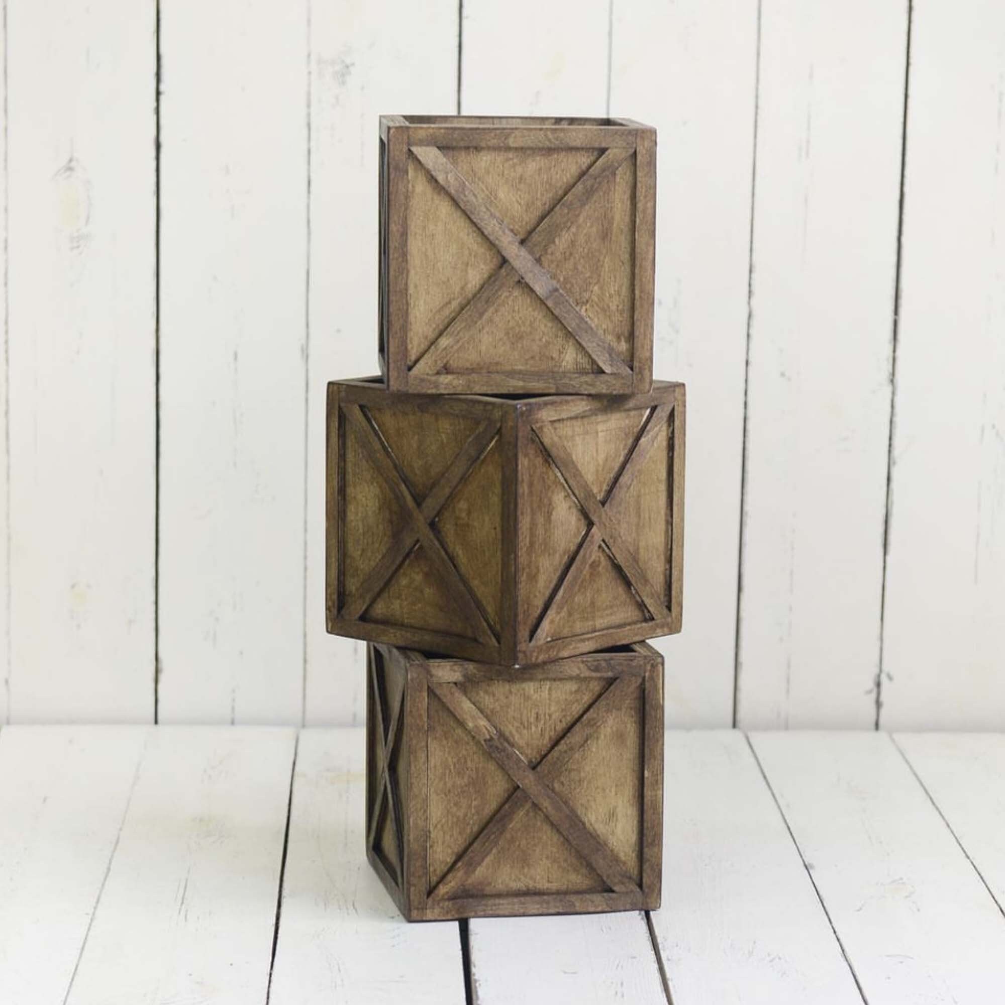 Wooden Cube for Baby Photo Shoots, Newborn Photo Shoot and Baby Room ...