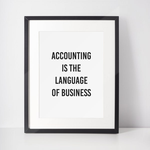 Accounting Poster - Etsy