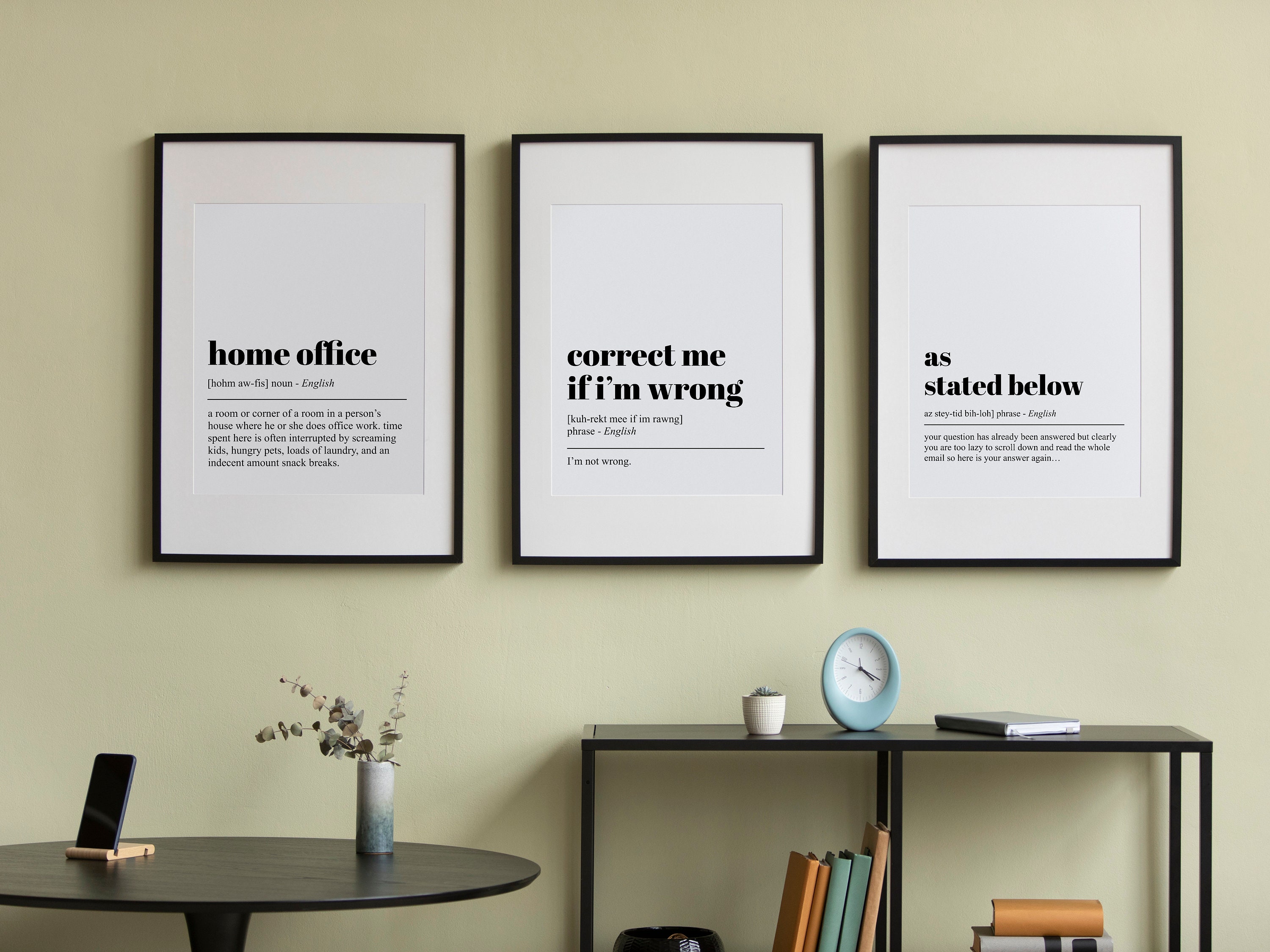 Funny Office Decor, 6 Printables, Office Wall Art, Printable - Etsy