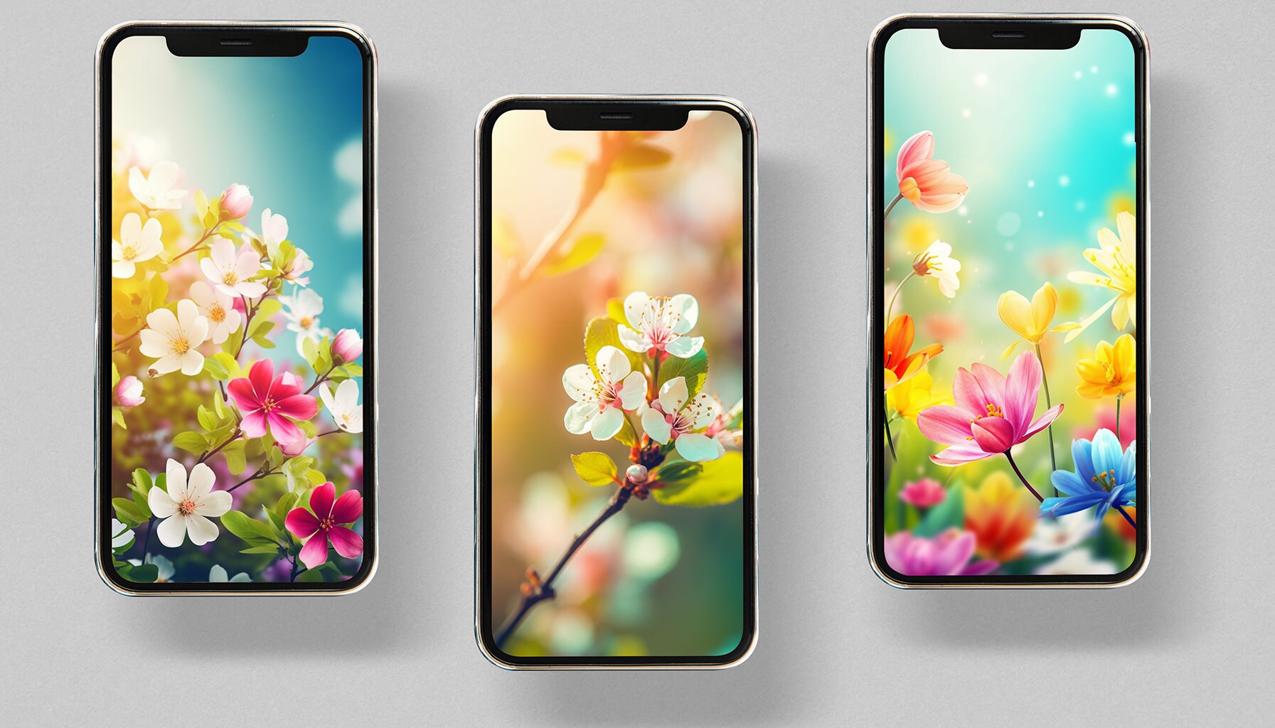 Spring Phone Wallpapers, Floral Wallpaper Iphone, Minimalist Smartphone ...