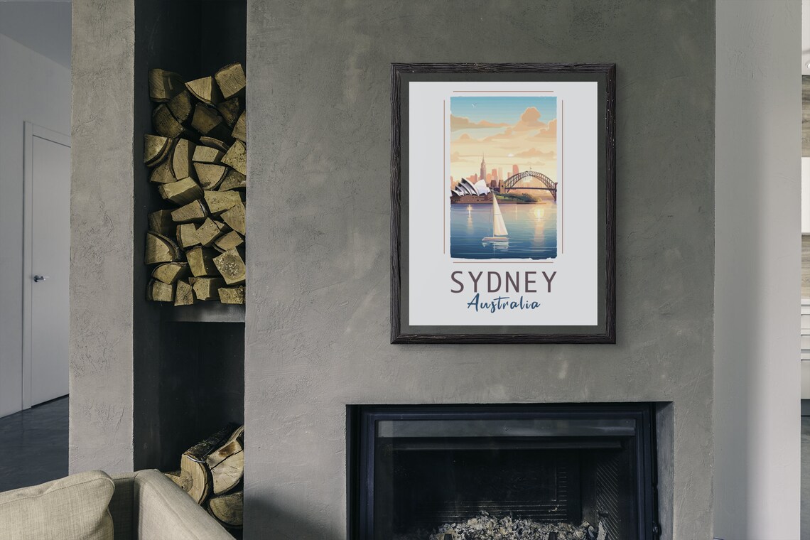 Colorful Travel Poster, Travel Posters, Travel, Digital Print, Digital ...