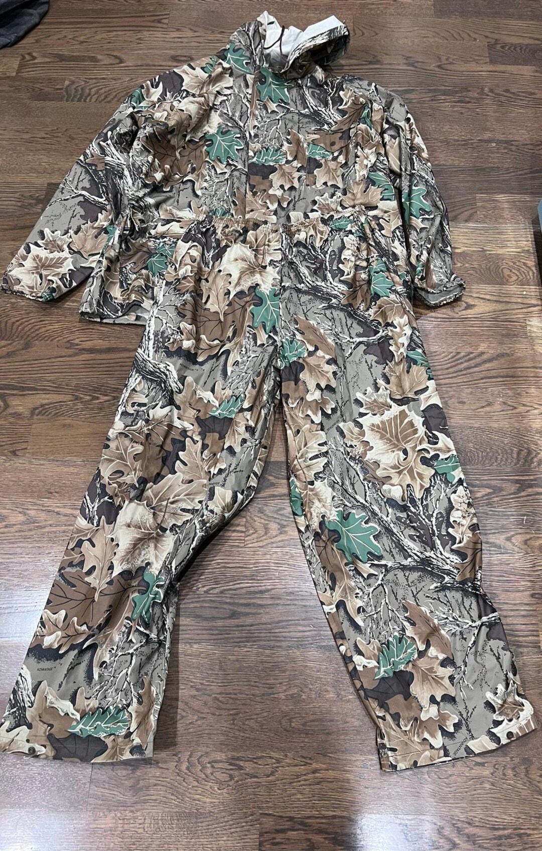 Stearns Dry Wear Hunting Rain Suit XL Camo Jacket Pants Waterproof ...
