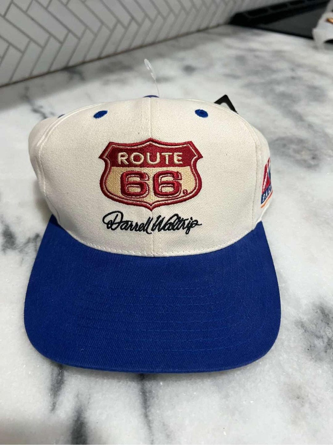 Vintage Darrell Waltrip Route 66 NASCAR Kmart Racing Strap Back Hat - Etsy