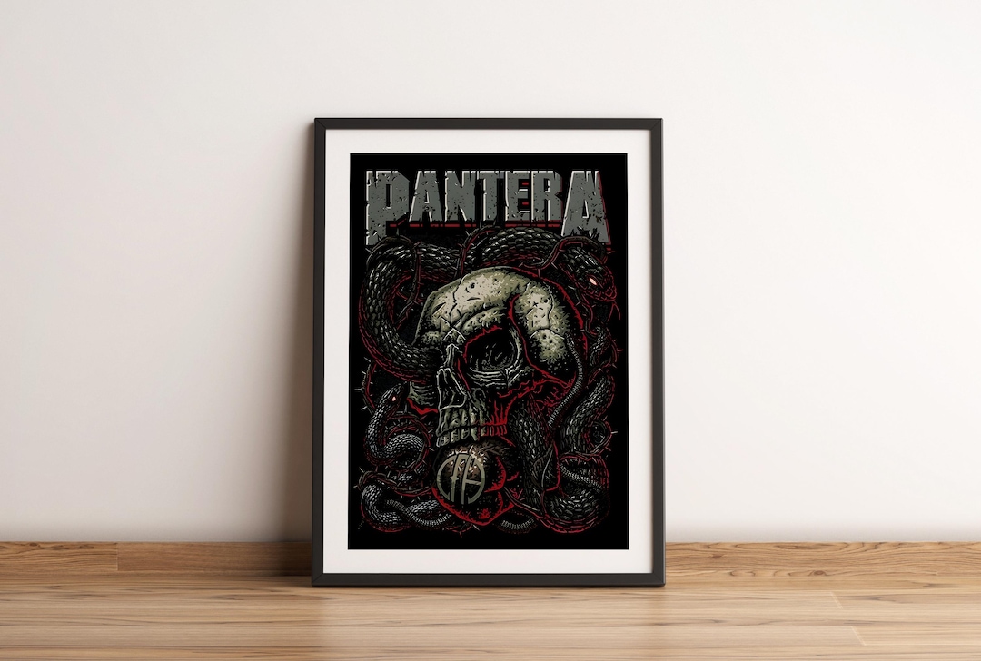 Pantera Poster Print Pantera Artist Poster Music Poster Album Cover ...