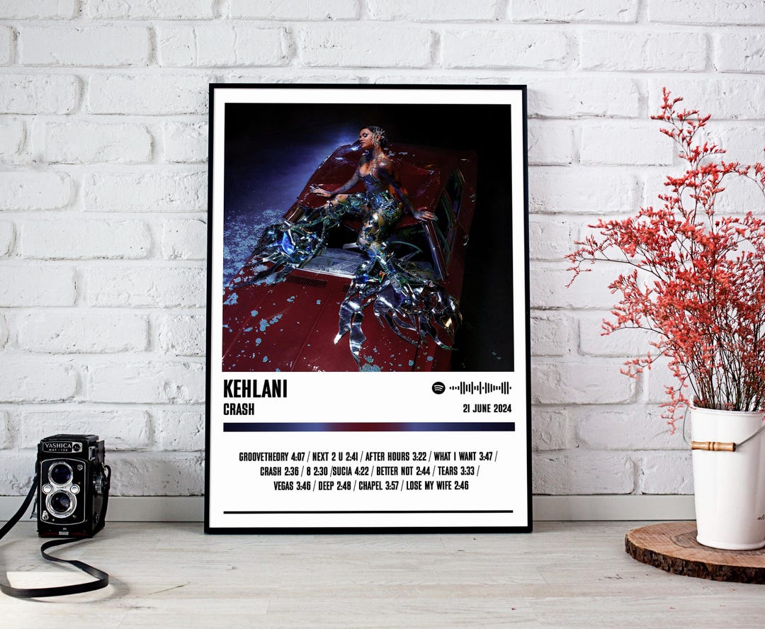 Kehlani Poster Print Crash Album Poster Music Poster Album Cover Poster ...