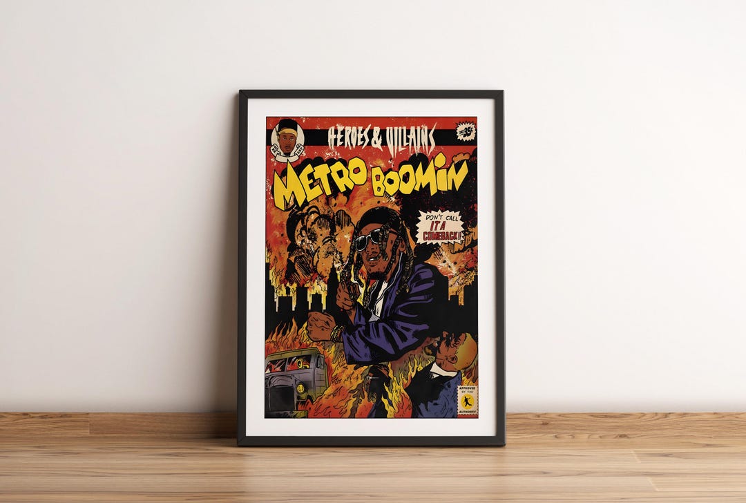 Metro Boomin Poster Print Metro Boomin Artist Poster Music Poster Album ...