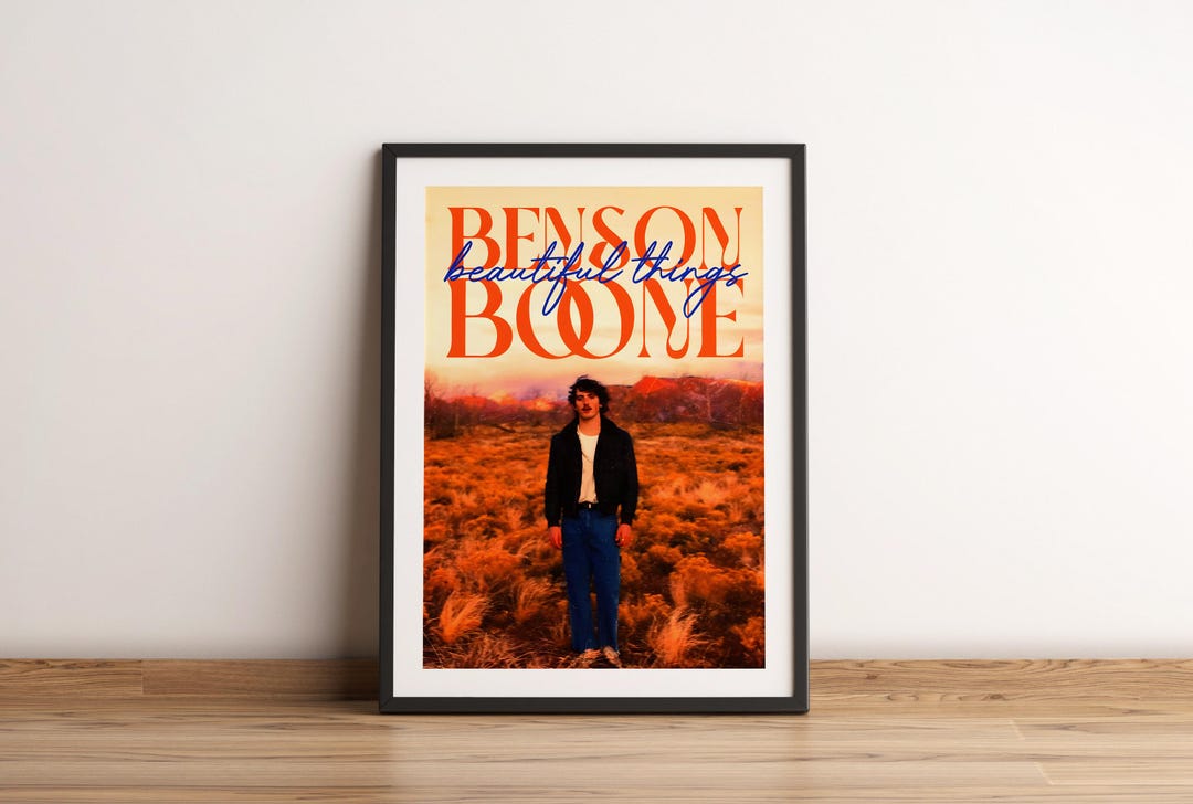 Benson Boone Poster Print Benson Boone Artist Poster Music Poster Album ...