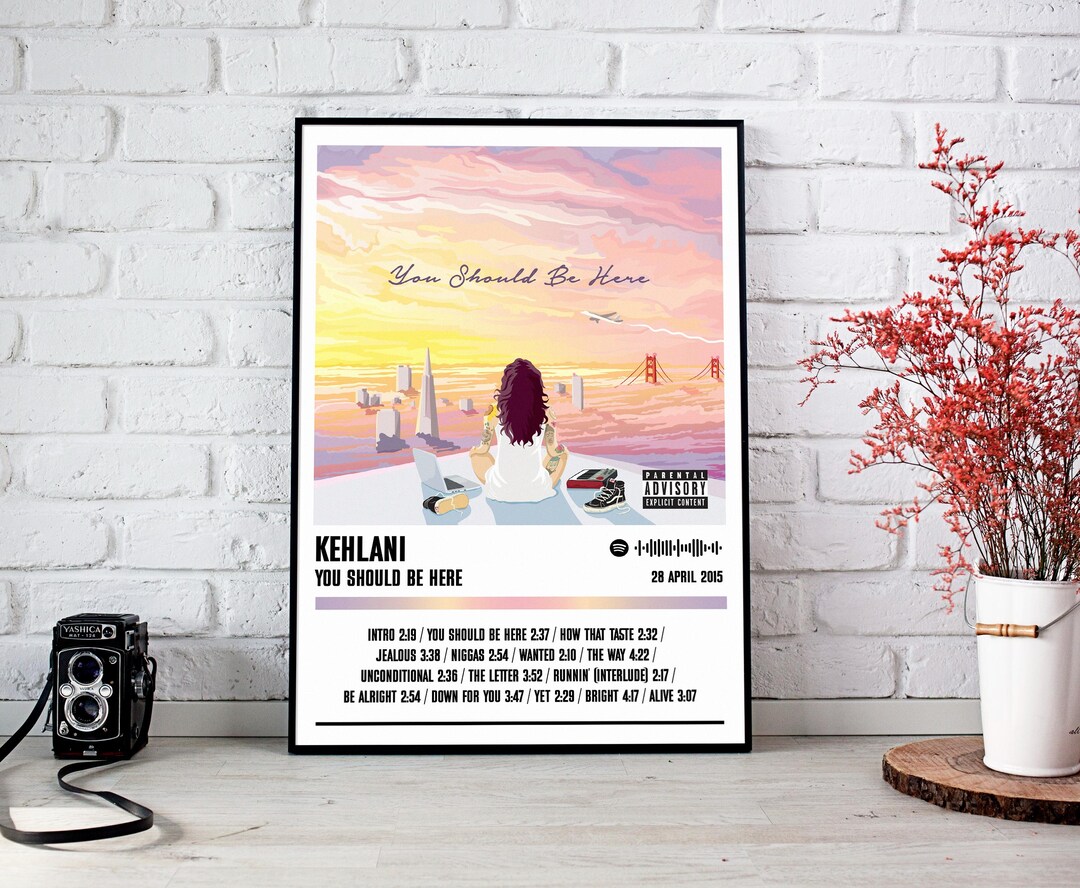 Kehlani Poster Print You Should Be Here Album Poster Music Poster Album ...