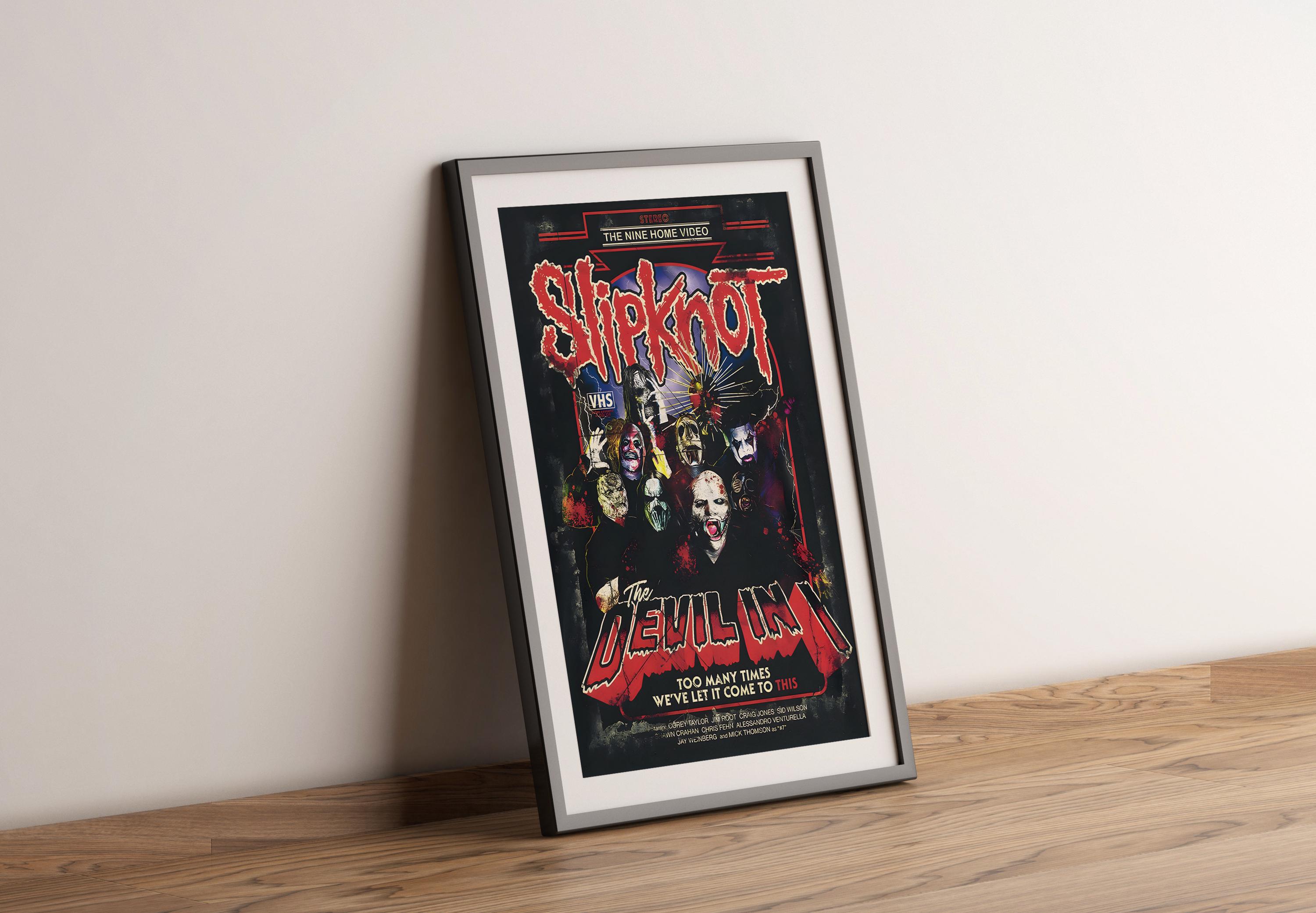 Slipknot Poster Print Slipknot Artist Poster Music Poster Album Cover ...