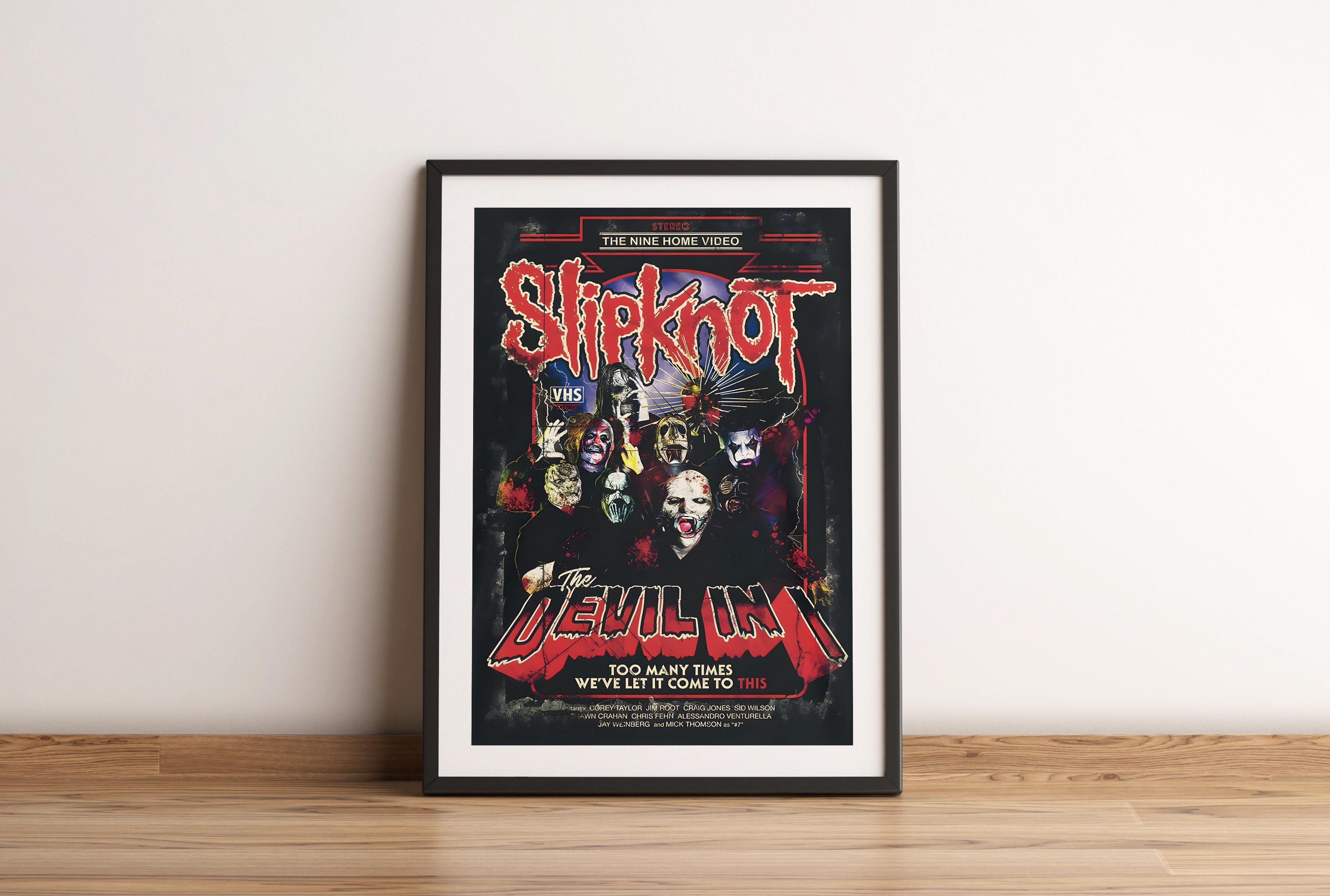 Slipknot Poster Print Slipknot Artist Poster Music Poster Album Cover ...