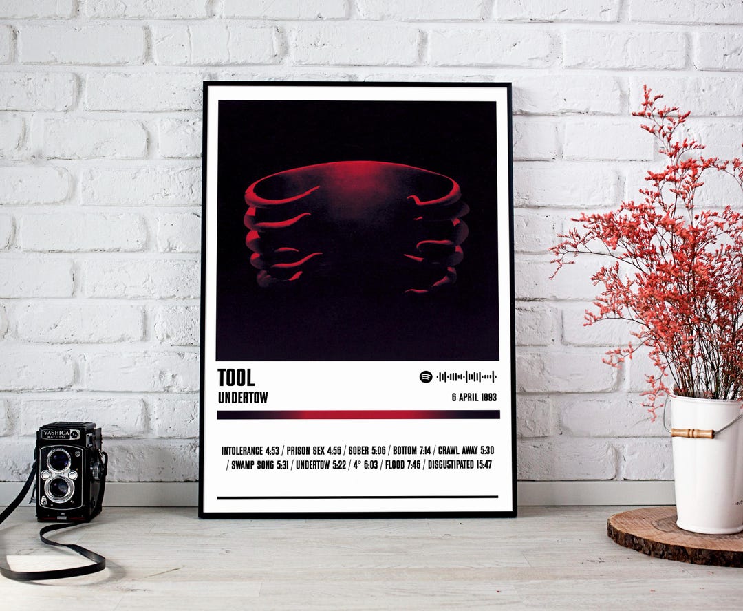 Tool Poster Print Undertow Album Poster Music Poster Album Cover Poster ...