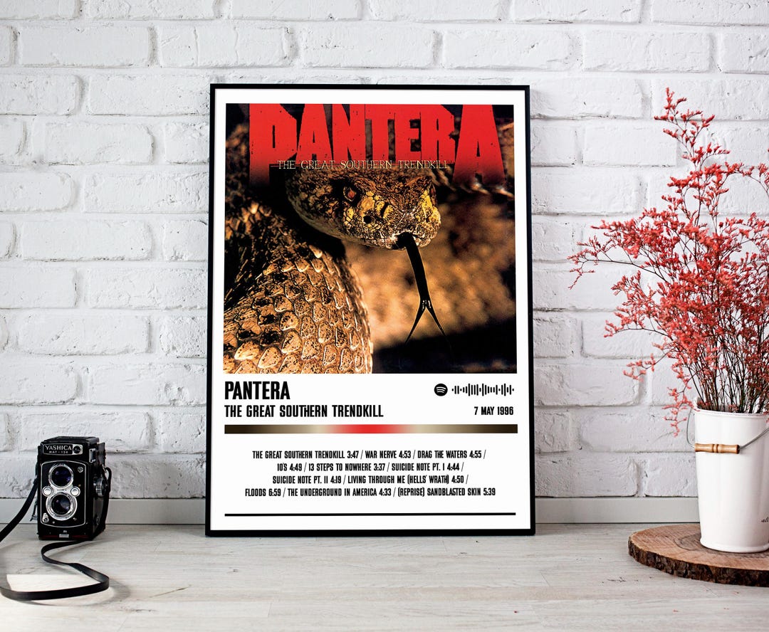 Pantera Poster Print the Great Southern Trendkill Album Poster Music ...