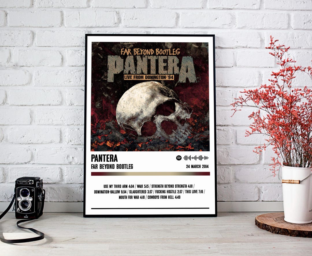 Pantera Poster Print Far Beyond Bootleg Album Poster Music Poster Album ...