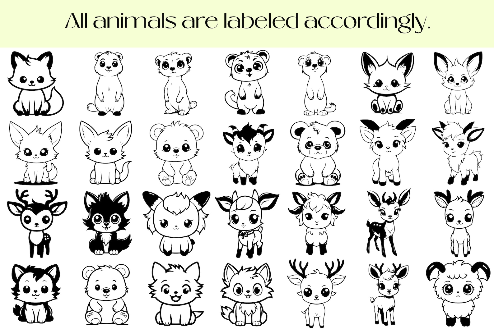 100 Animal Doodle Svg Bundle Animal Svg Doodle Svg Pet Svg Cute Animal ...
