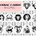 ZODIAC CARDS SVG, Tarot Cards Svg, Horoscope Svg, Celestial Svg ...