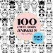 100 Animal Doodle Svg Bundle Animal Svg Doodle Svg Pet Svg Cute Animal ...