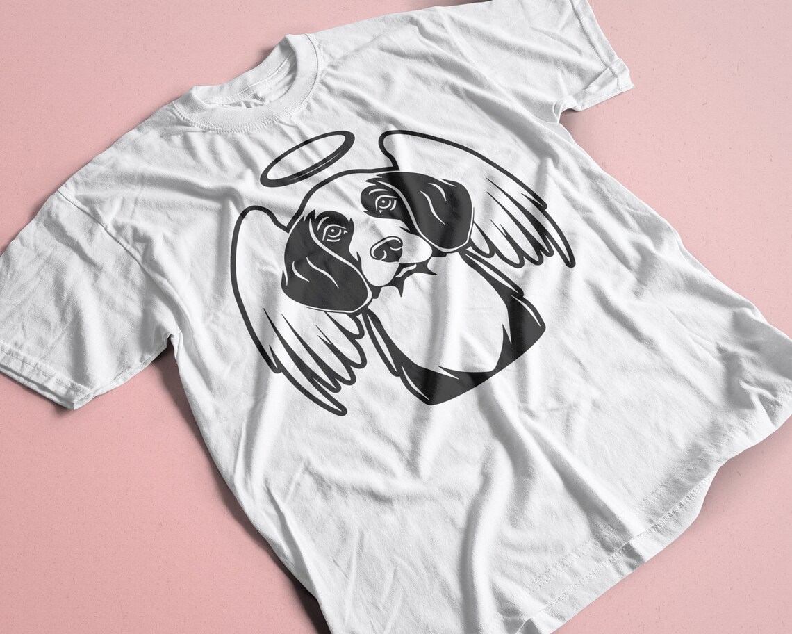 Dog Angel Wings SVG, Dog Svg, Dog Lover Svg, Angel SVG, Dog Angel Halo ...