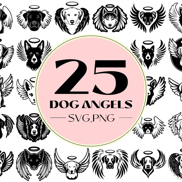 Dog Angel - Etsy