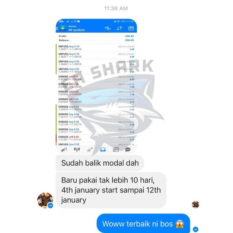 Cheap EA Shark 97% Win Profit Robot Expert Advisor EA Metatrader 4 ...