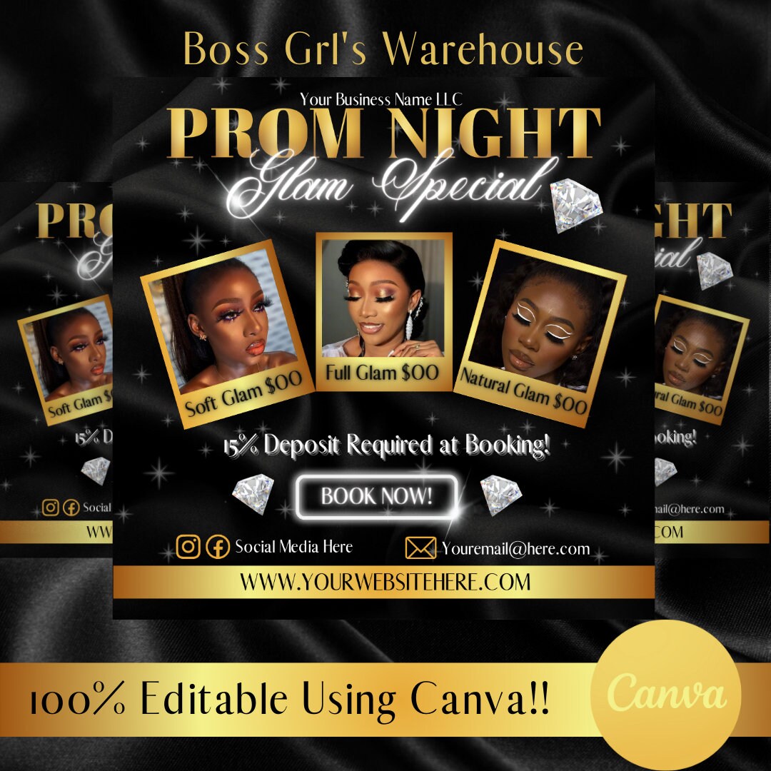 Prom Makeup Specials Flyer, DIY Prom Queen MUA Eyelash Extensions ...