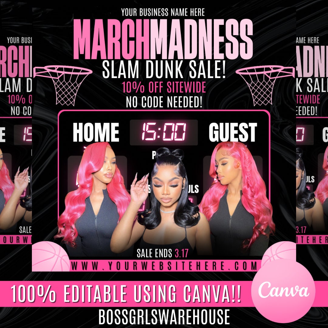 March Madness Flyer, Bookings Flyer, Appointments Available Flyer ...