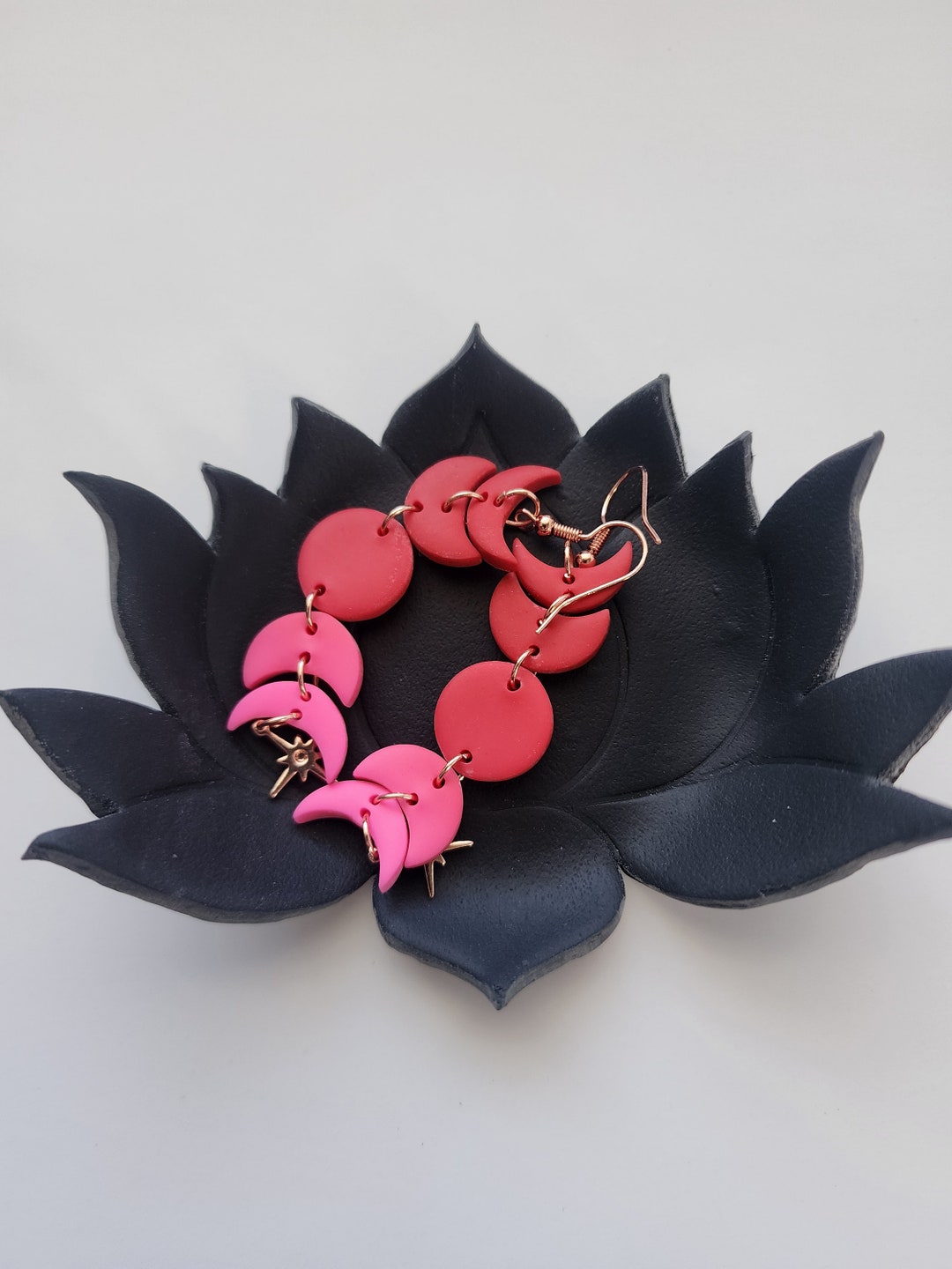 Lotus Flower Ring Dish | Trinket Tray, Small Decor, Faux Stone | Gifts ...