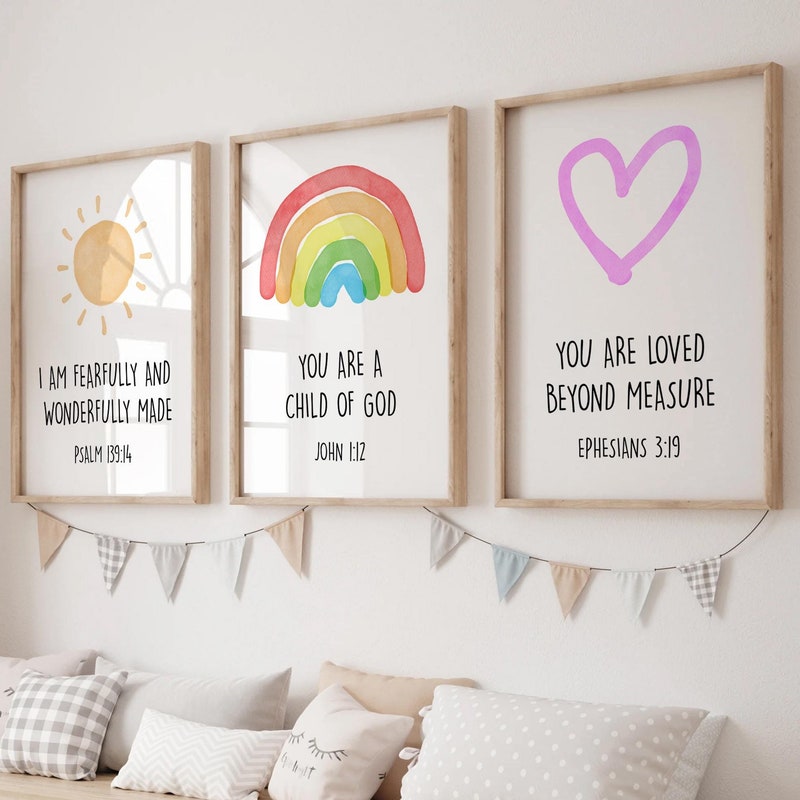 Bible Verse Wall Art - Etsy