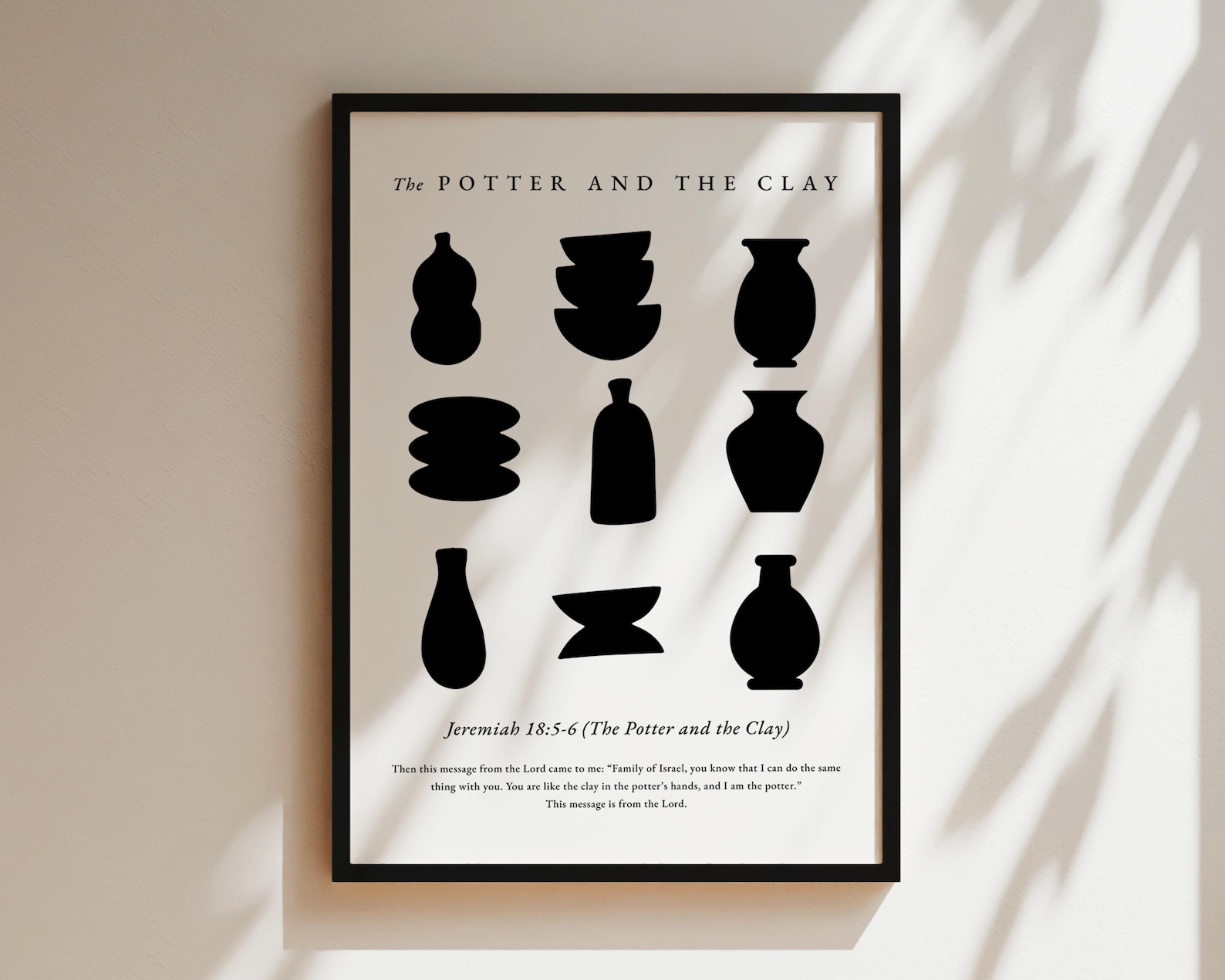 The Potter and the Clay, Jeremiah 18, Digital Download, Bible Verses ...