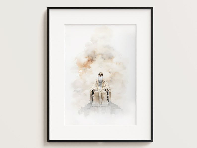 The Trinity Art Print Set, Jesus, Holy Spirit (digital Download) - Etsy