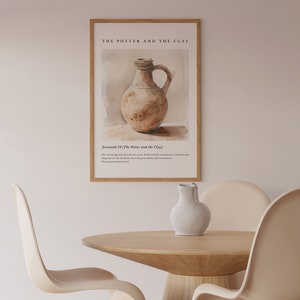 The Potter and the Clay, Jeremiah 18, Digital Download, Bible Verses ...