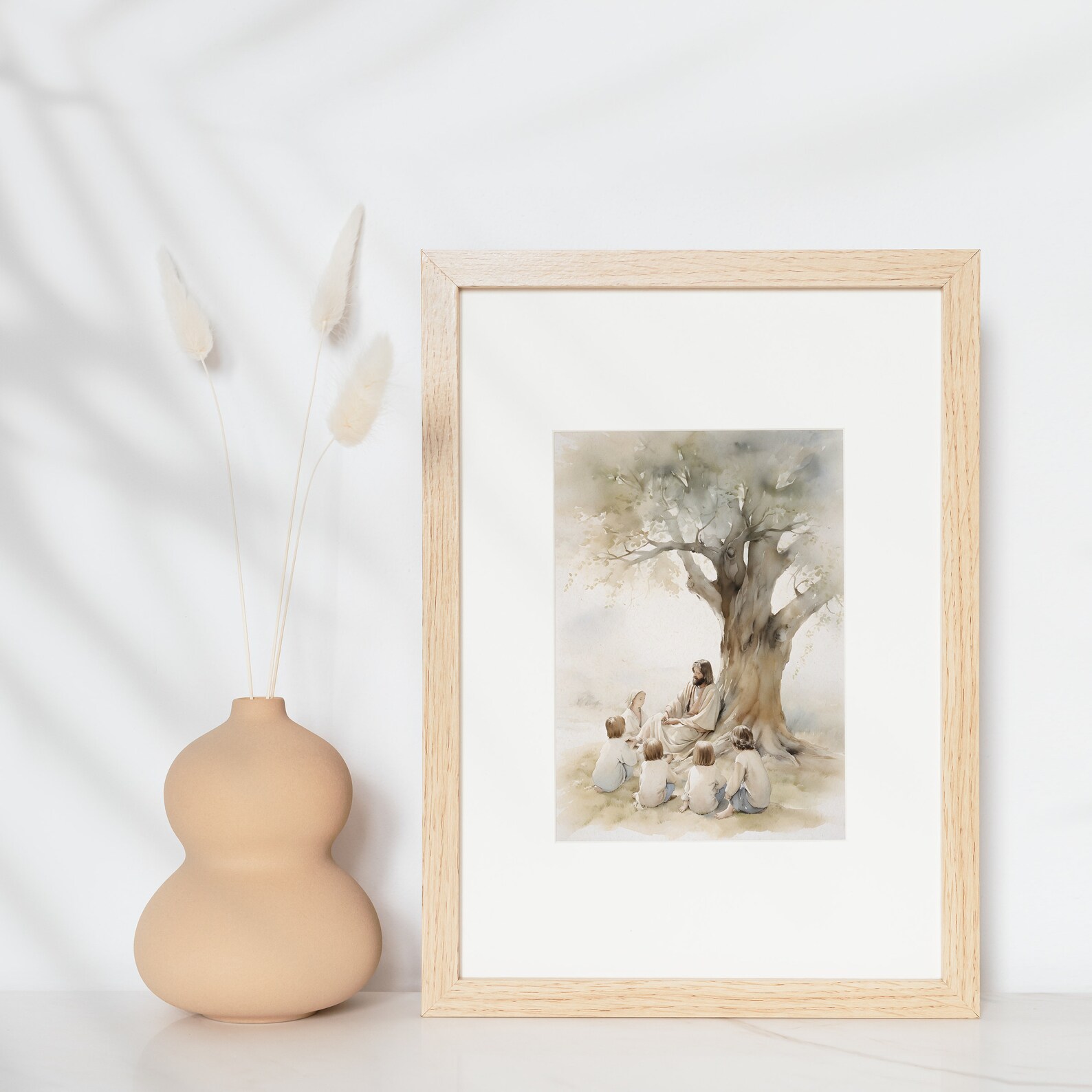 Jesus Teaching Child Jesus Portrait Jesus Painting Jesus - Etsy UK