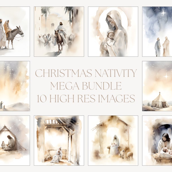 Nativity Art Print - Etsy