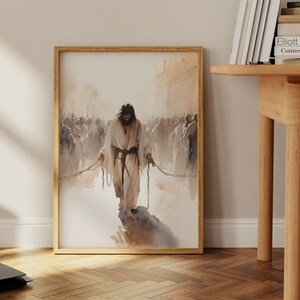 Jesus in Chains, the Crucifixion, Judaea, Bible Art, Arrest of Jesus ...