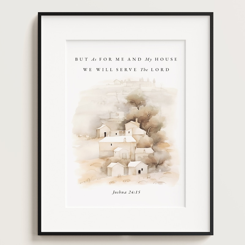 Joshua 24 15 - Etsy