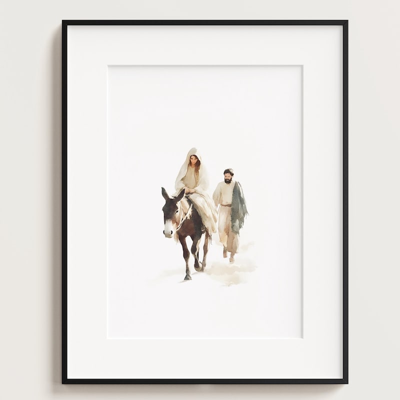 Mary and Donkey - Etsy