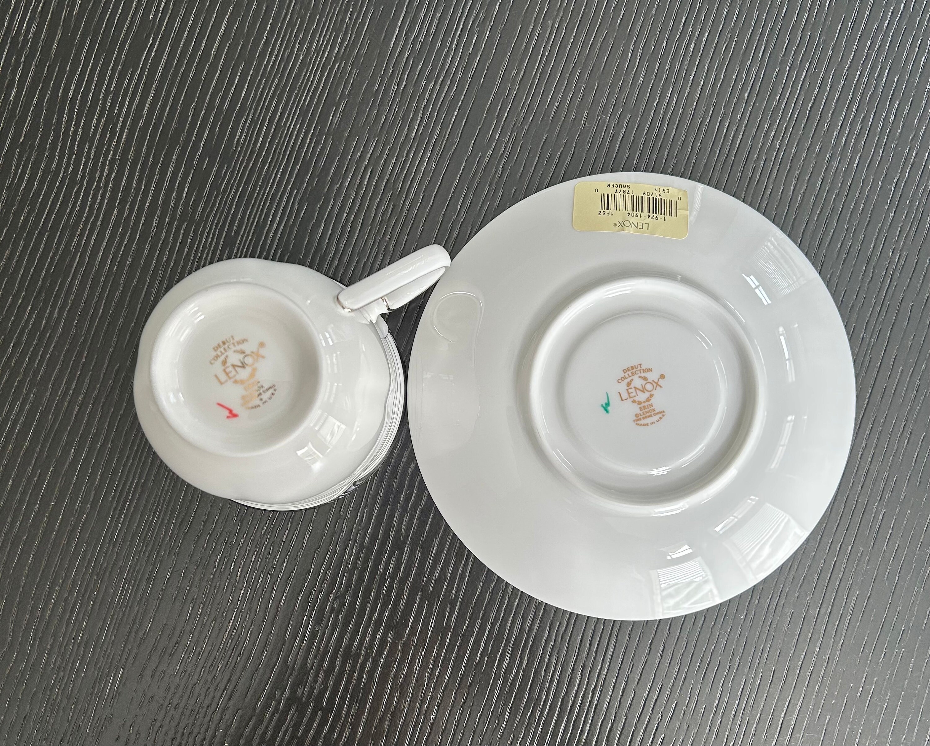 Lenox Discontinued Erin China Tea Cup and Saucer Unused - Etsy